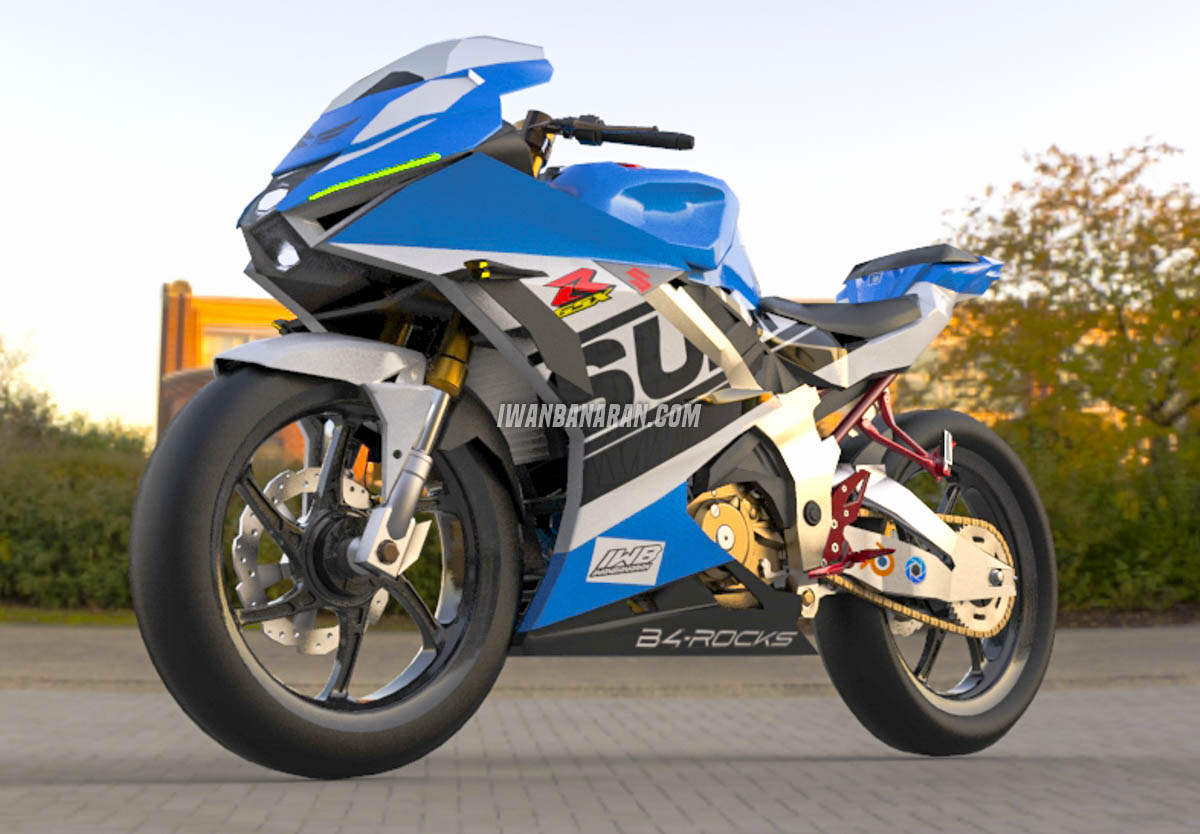 Muncul Render 3D Suzuki GSX-R150 Terbaru 2021! Keren Sih, Tapi ...